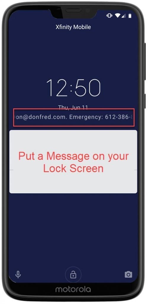 Put A Message On You Lock Screen This Phone Belongs To Me Senior Tech Club
